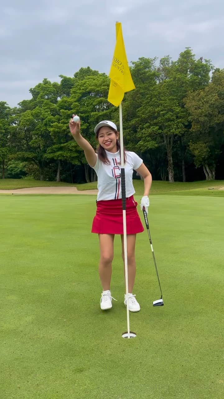 MINAMIさんのインスタグラム動画 - (MINAMIInstagram)「jggaコンペ😚 ️ 2ホールで3アンダーだった🤣 ️ ...