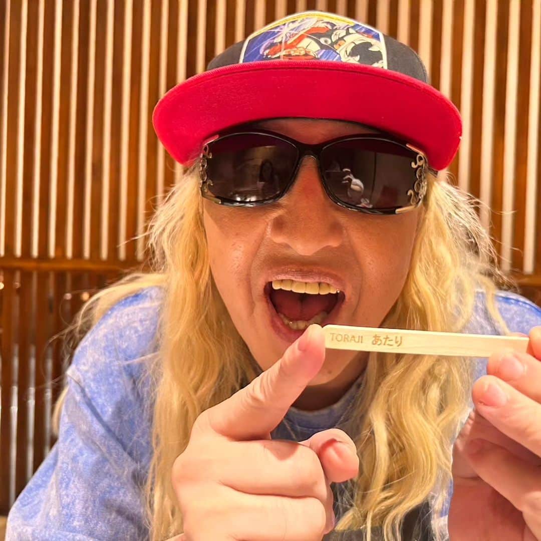 Dj Kooさんのインスタグラム写真 Dj Kooinstagram 「わ～ーーー！！toraji のアイスバー 当たってもーたー