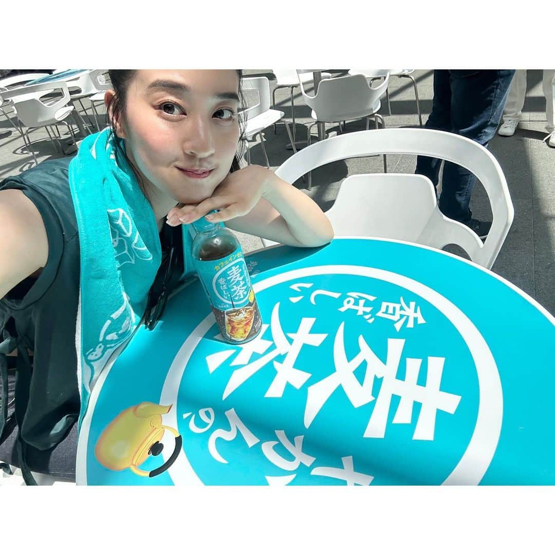 青野楓さんのインスタグラム写真 青野楓instagram 「やかんの麦茶のゴクゴク体験イベントに行ってきました！！ 暑い日だったのでより