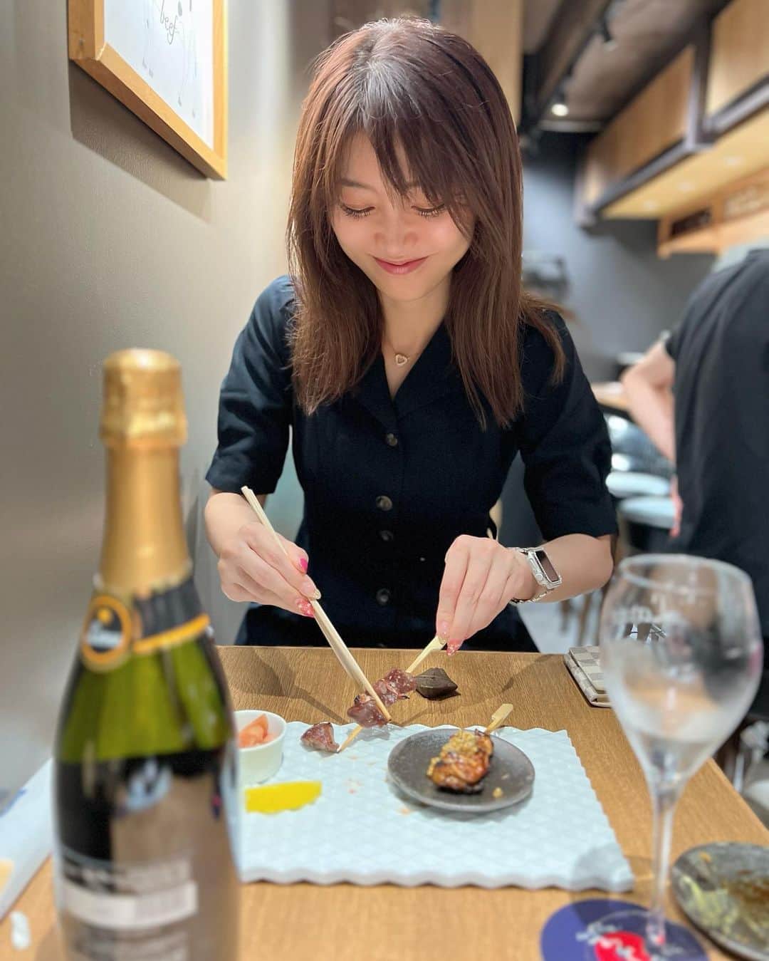 織田千穂さんのインスタグラム写真 織田千穂instagram 「昨日からメディアでも続々と報道されている 人形町エリア新スポット🪜ハシゴ