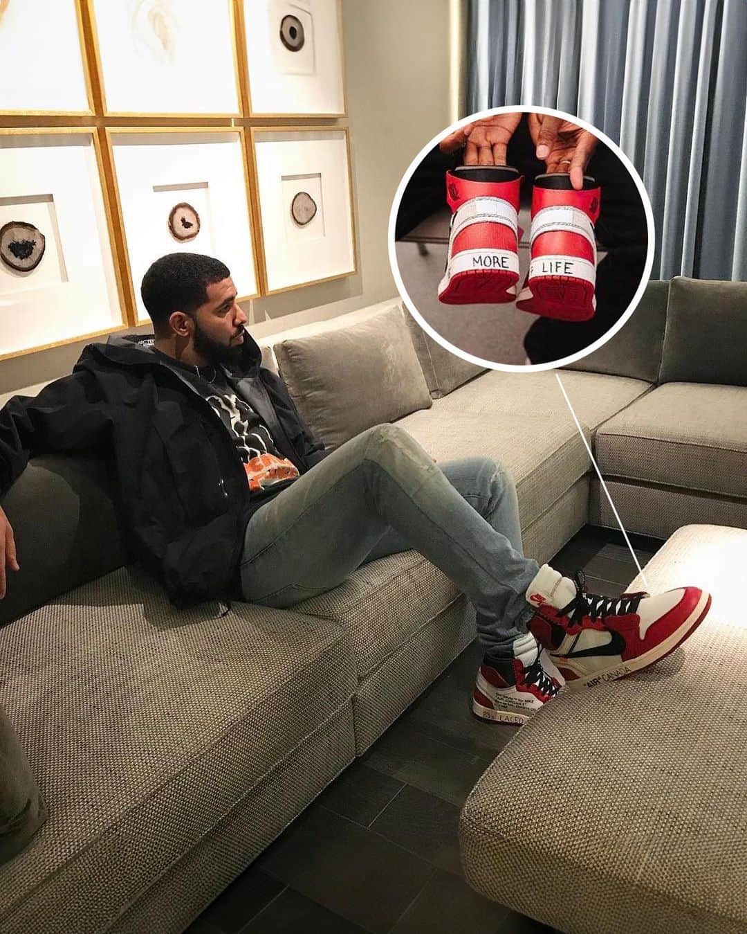 Nice Kicksさんのインスタグラム写真 - (Nice KicksInstagram)「Drake honored Virgil ...