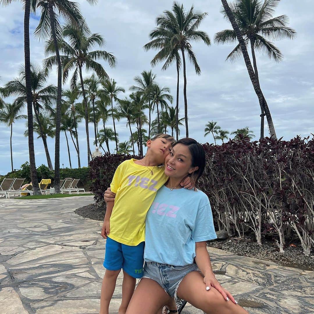 Nazukiさんのインスタグラム写真 - (NazukiInstagram)「🌴TIEZ in Big island🌴 タイズin ハワイ島 NEW T!EZ SUMMER☀️ 発売されました ...