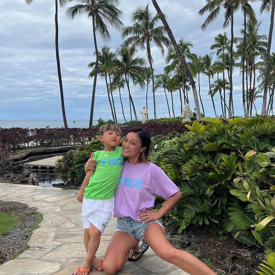 Nazukiさんのインスタグラム写真 - (NazukiInstagram)「🌴TIEZ in Big island🌴 タイズin ハワイ島 NEW T!EZ SUMMER☀️ 発売されました ...