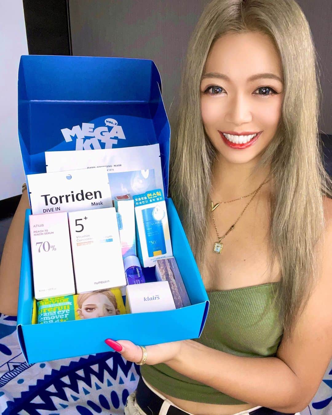 つっきさんのインスタグラム写真 - (つっきInstagram)「🩵💙🩵💙🩵💙 ． Qoo10で今MEGA SALEしてて 結構ガチアツいって話🥰 ️‍🔥 ． 7月1日から7月7日までの期間中 ...