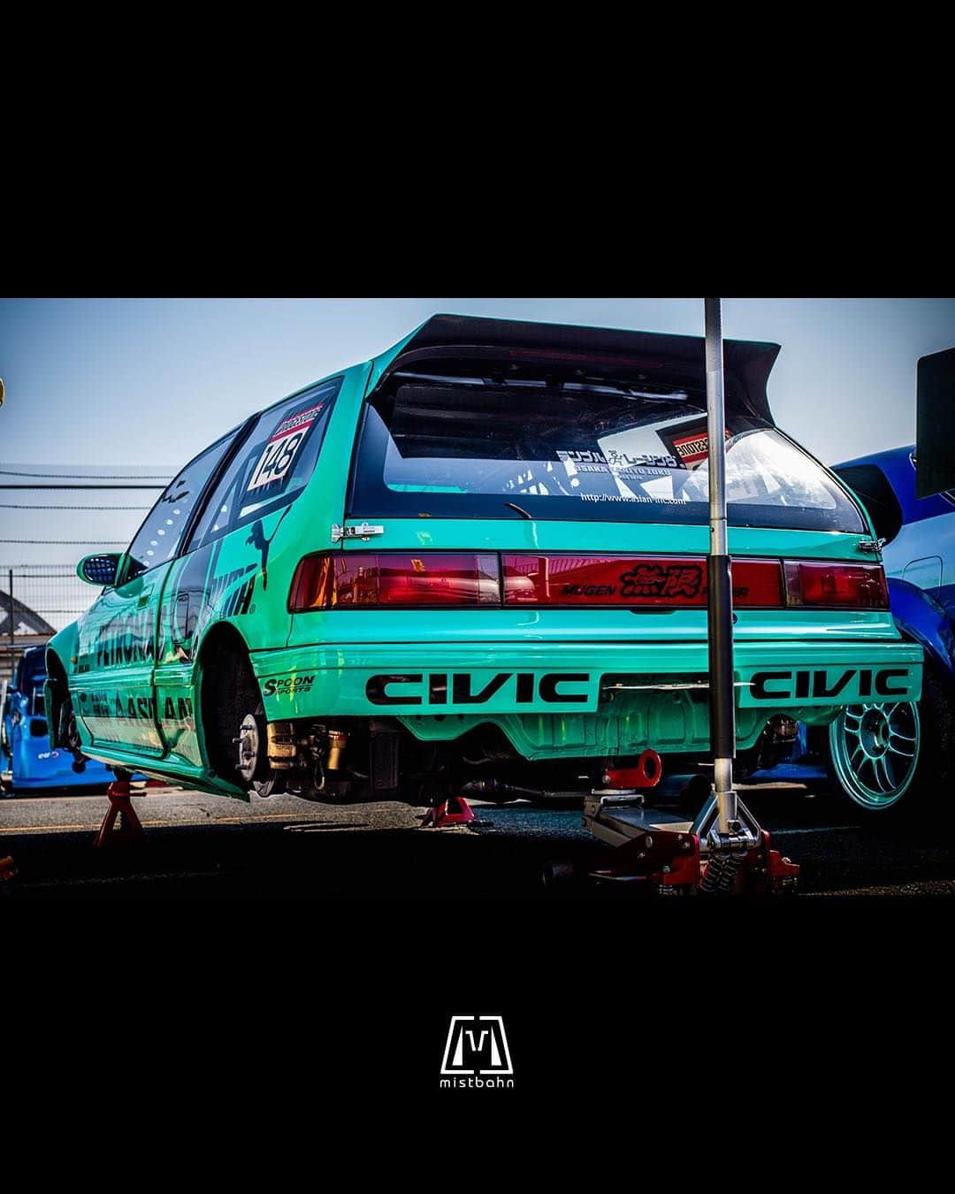 mistbahnさんのインスタグラム写真 - (mistbahnInstagram)「_ ASLAN Honda K24-Swapped ...