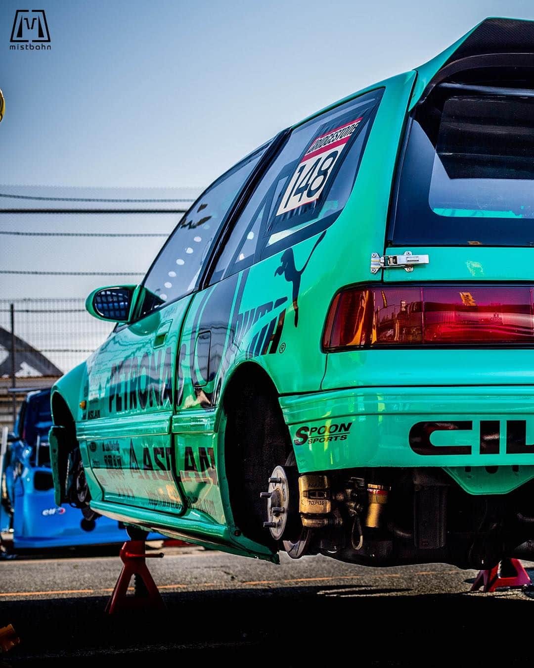 mistbahnさんのインスタグラム写真 - (mistbahnInstagram)「_ ASLAN Honda K24-Swapped ...