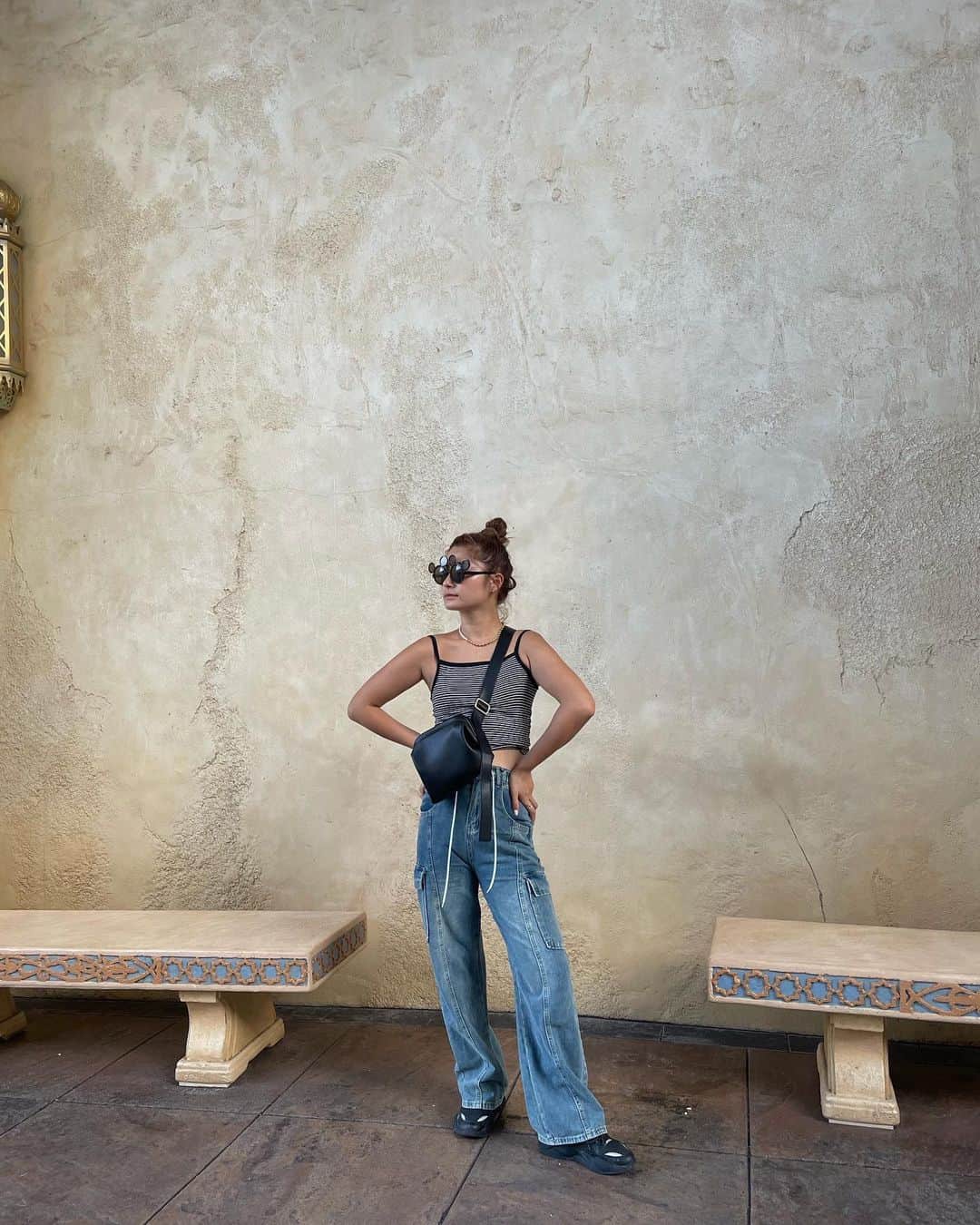 Isari Shintaniさんのインスタグラム写真 - (Isari ShintaniInstagram)「暑すぎたけど楽しかったディズニー ...