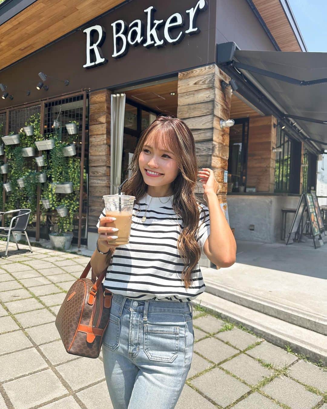 baby.maiさんのインスタグラム写真 - (baby.maiInstagram)「. . @classicalelf_official のボーダートップス👣 USAコットンやからしっかりし ...