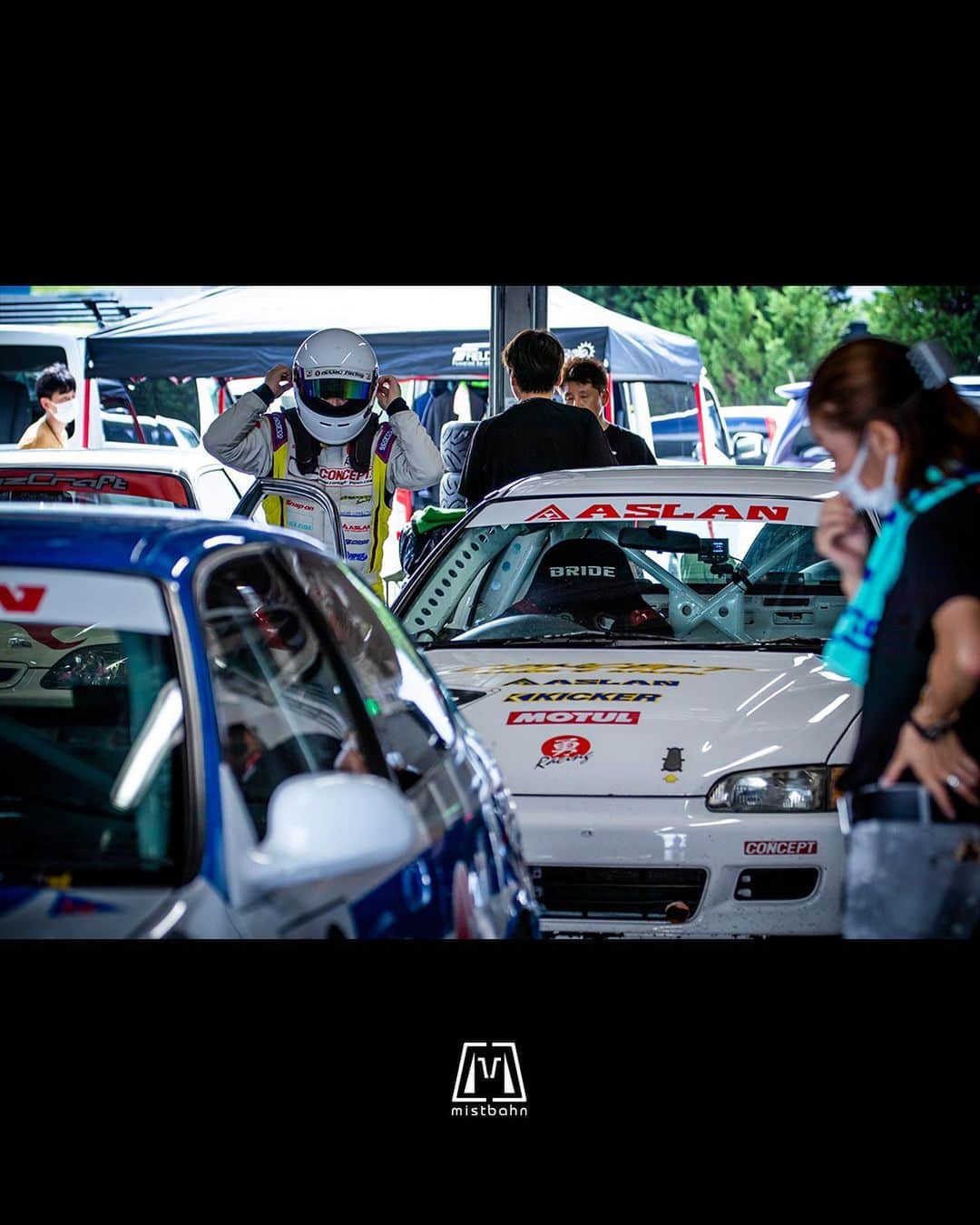 mistbahnさんのインスタグラム写真 - (mistbahnInstagram)「_ ASLAN CONCEPT Honda EG6 ...