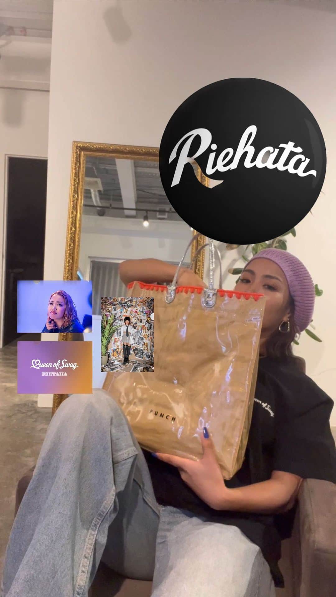 RIEHATAさんのインスタグラム動画 - (RIEHATAInstagram)「insta live的な商品説明③ -スタッフさんで投票してみた編- ⬛︎クリアファイル三種類 ⬛︎大事な書類 ...