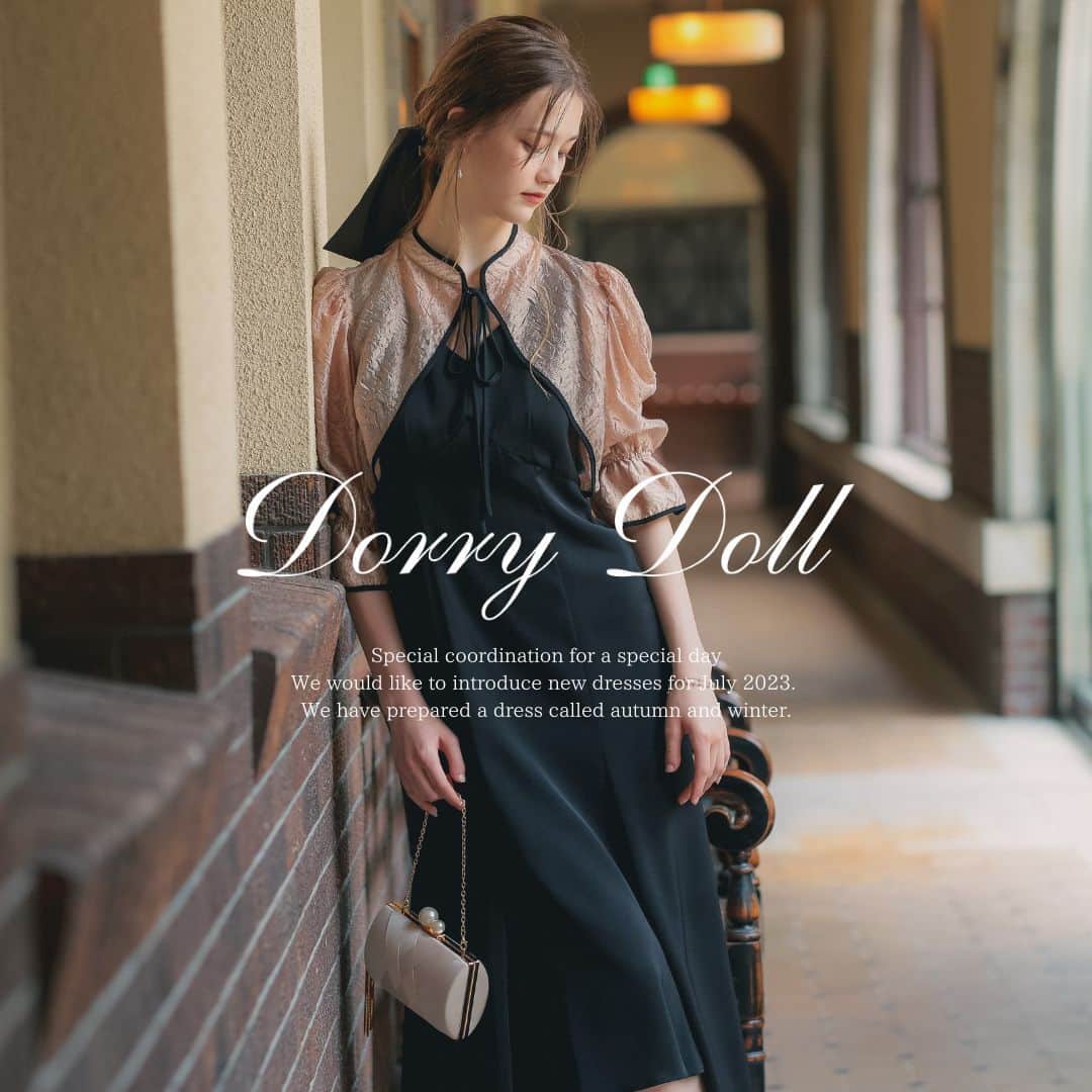 Dorry Dollさんのインスタグラム写真 - (Dorry DollInstagram)「【 July dress collection vo.2🌹 】 大人Ladyな雰囲気あるお呼ばれ ...