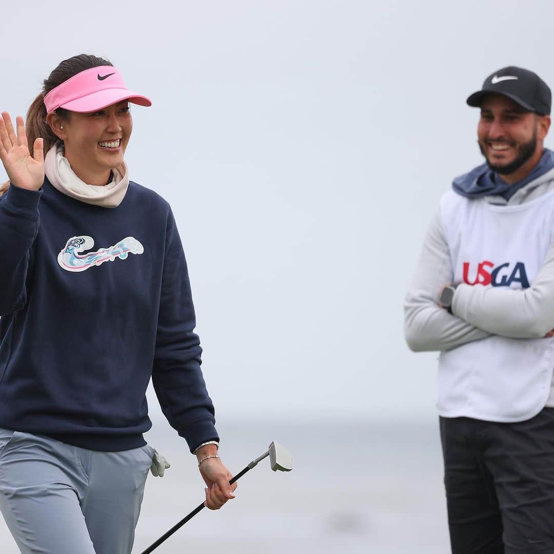 ミシェル・ウィーさんのインスタグラム写真 - (ミシェル・ウィーInstagram)「Husband caddy appreciation ...