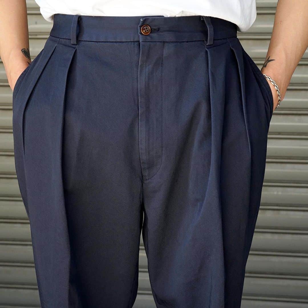 MāWさんのインスタグラム写真 - (MāWInstagram)「. [NEAT Chino] Color : NAVY Size : 44 ...