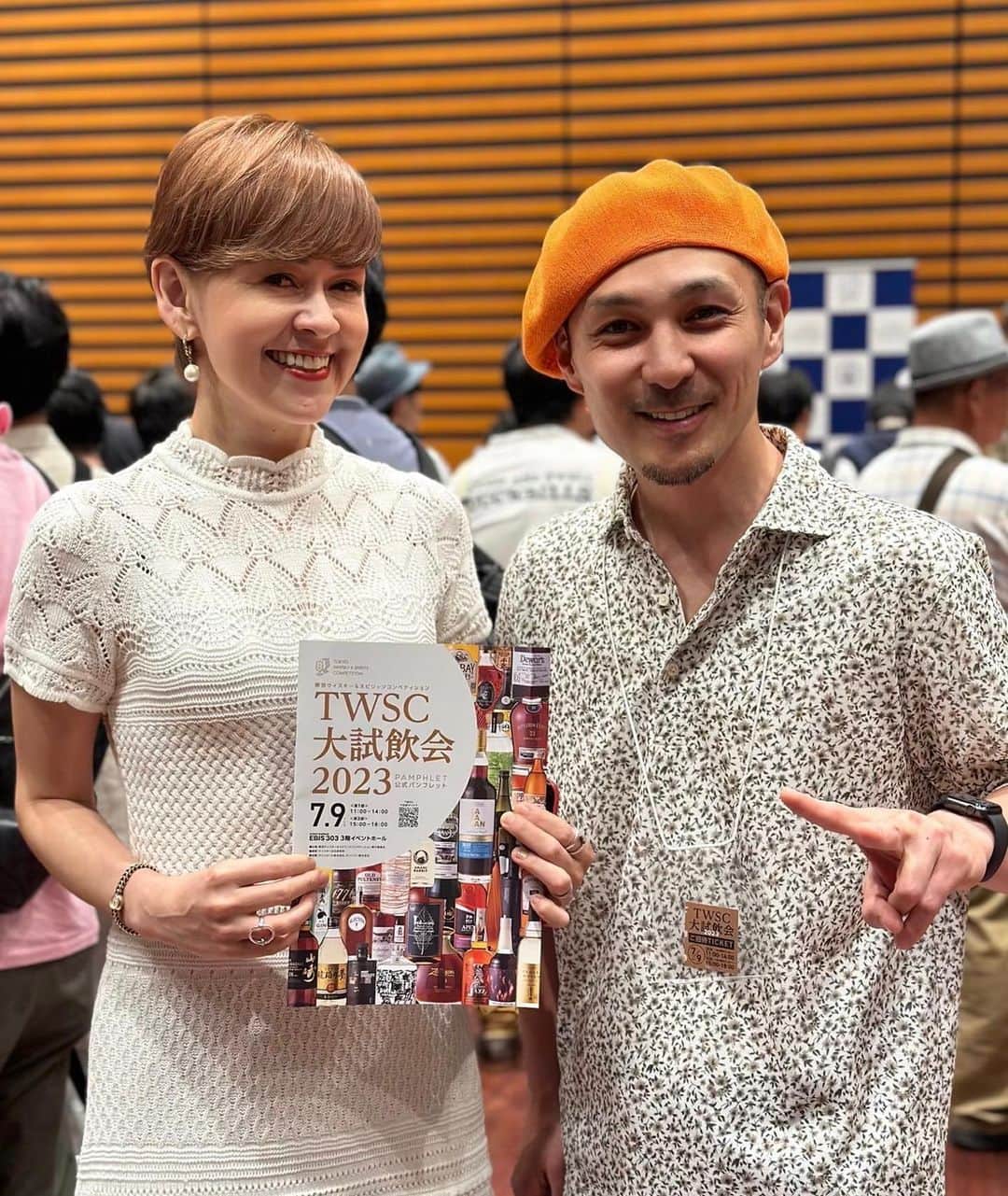 トムセン陽子さんのインスタグラム写真 - (トムセン陽子Instagram)「昨日は「TWSC大試飲会」にMCとして参加しました。 賞を受賞したボトルが大集結！ それらを少しずつ試飲しながら ...