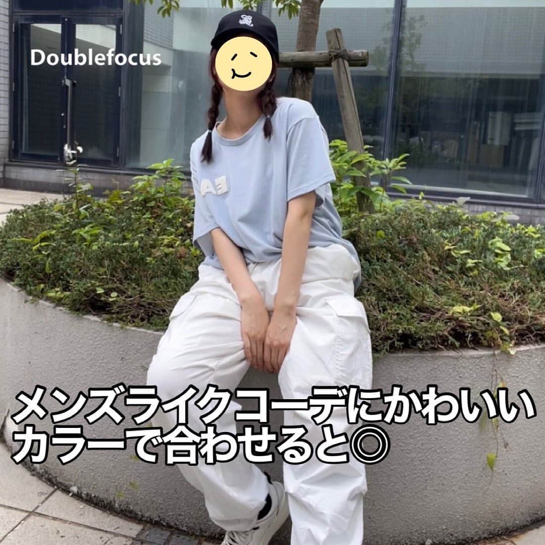 ダブルフォーカス【公式】さんのインスタグラム写真 - (ダブルフォーカス【公式】Instagram)「他の投稿はコチラ→ @doublefocus_jp 意外と迷いがち？旬の白パンツ着こなし術 ...