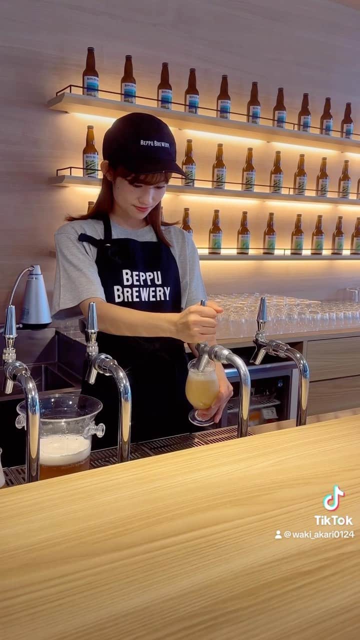 脇あかりさんのインスタグラム動画 - (脇あかりInstagram)「BEPPU BREWERYさんにて ️ 初体験！！」7月12日 16時32分 - akari_waki_official