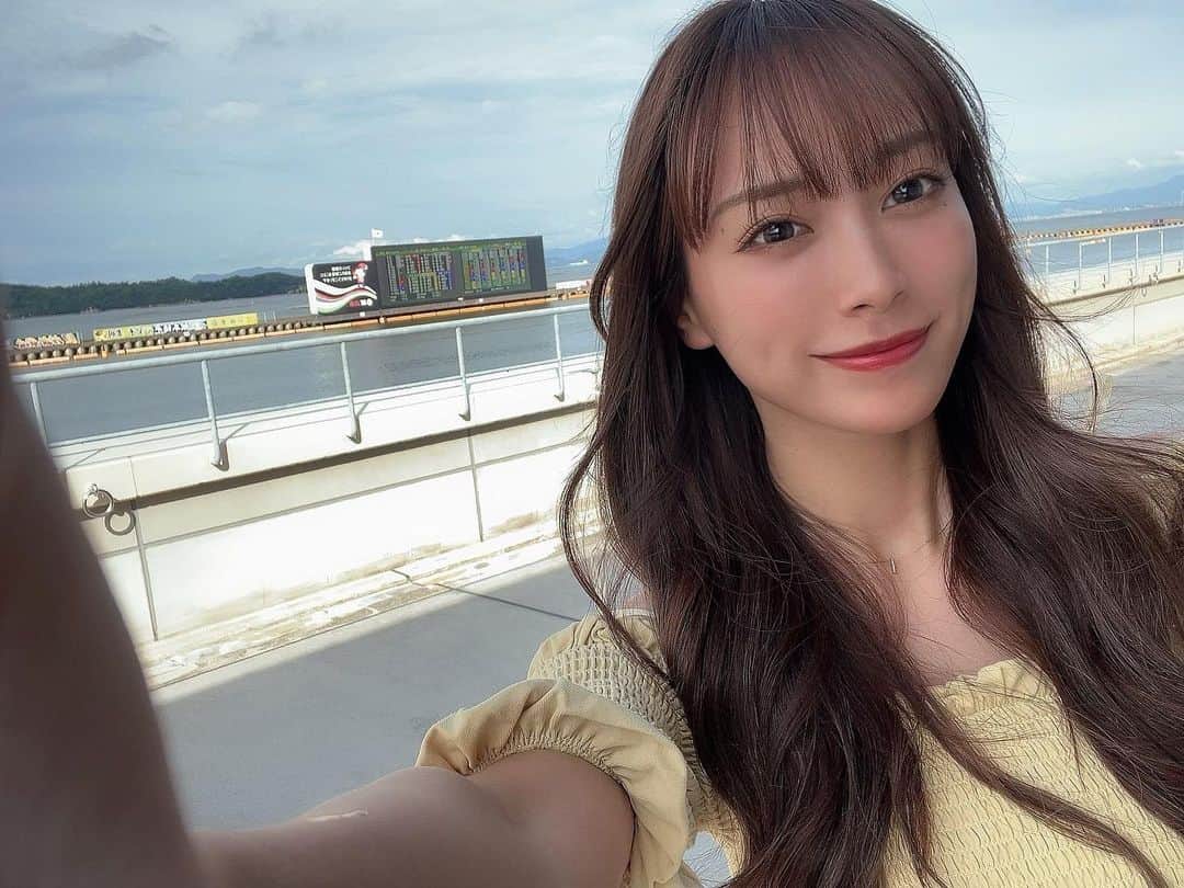 岡島彩花さんのインスタグラム写真 - (岡島彩花Instagram)「・ 明日もボートレース宮島です🐵 10:15~よろしくお願いします☺️🩷 ...