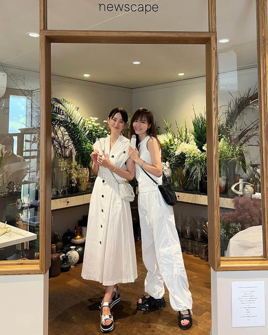 前田ゆかさんのインスタグラム写真 - (前田ゆかInstagram)「サスティナブルブランド @newscapecosmetics 新商品発表会へ @shihohara 志保ちゃんと一緒に行っ ...