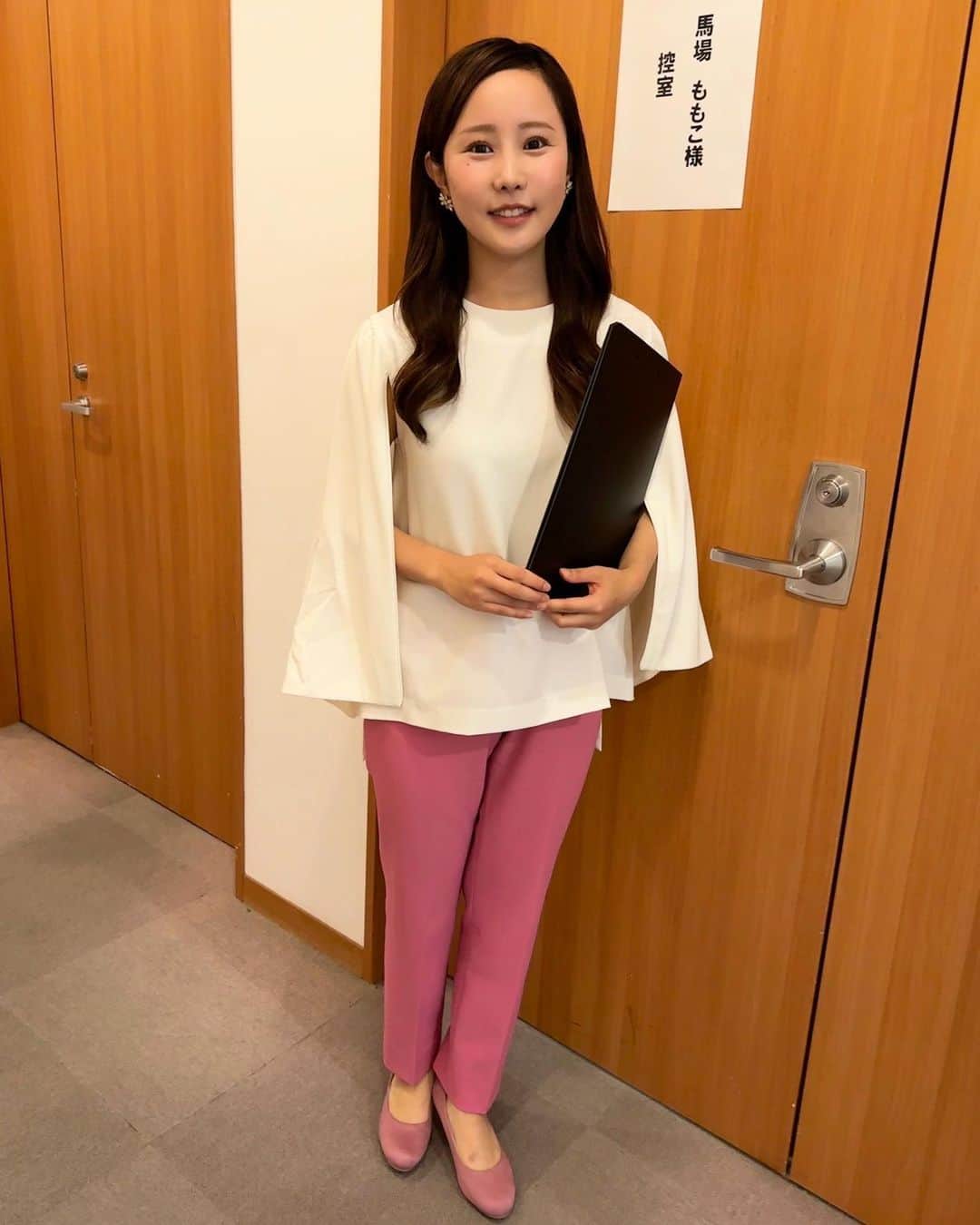 馬場ももこさんのインスタグラム写真 - (馬場ももこInstagram)「🌻 ⁡ 第59回三谷情報フェア2023 衣装 ⁡ 👚 @satoka_official 花びらのようなトップスと ...