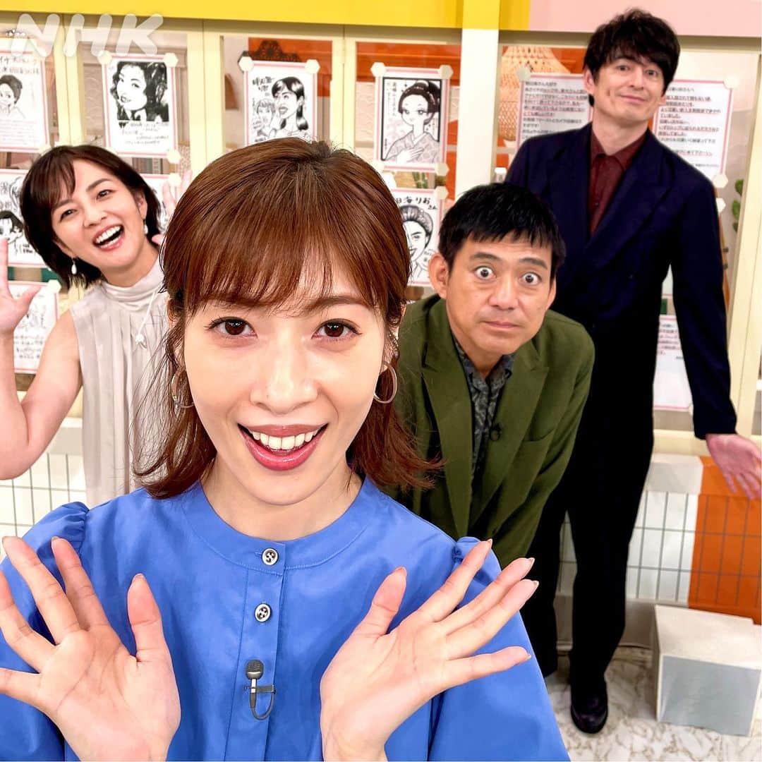 あさイチさんのインスタグラム写真 - (あさイチInstagram)「鈴木です。今日のゲストは明日海りおさん。 朝ご挨拶したときから「あさイチ ...