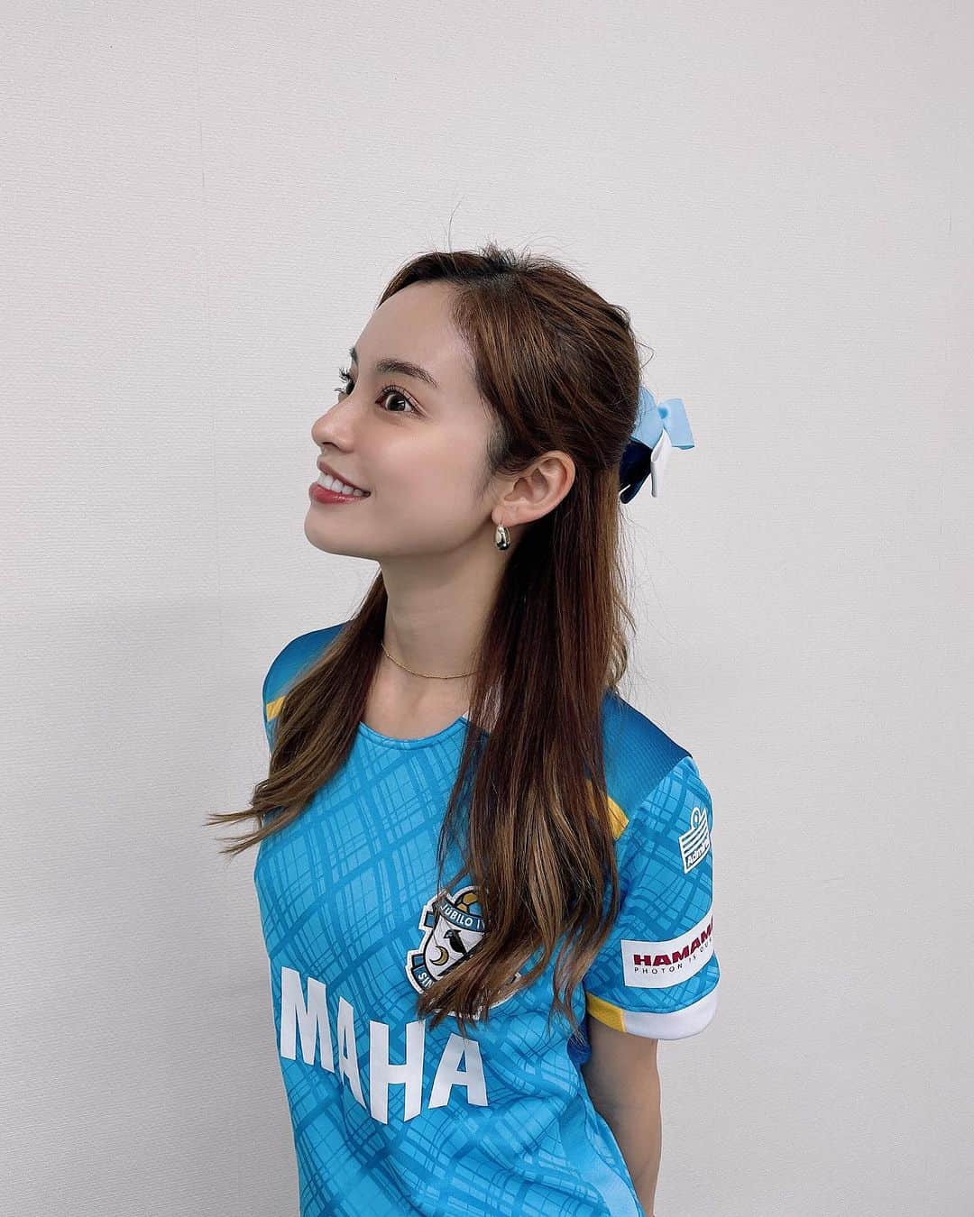 SHO-NOさんのインスタグラム写真 - (SHO-NOInstagram)「ジュビロのヘアクリップ🩵🩵🩵 ⁡ 明日7月16日（日） 夕方🌇 ...