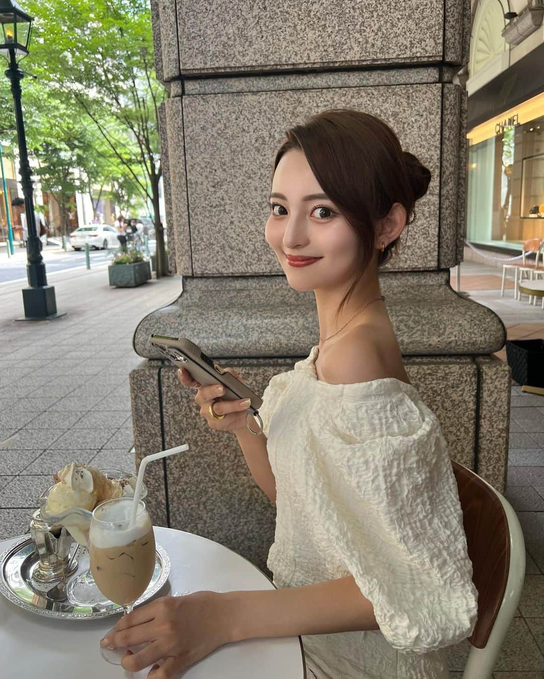 池田有里紗さんのインスタグラム写真 - (池田有里紗Instagram)「at caffera ☕️♡」7月15日 22時51分 ...