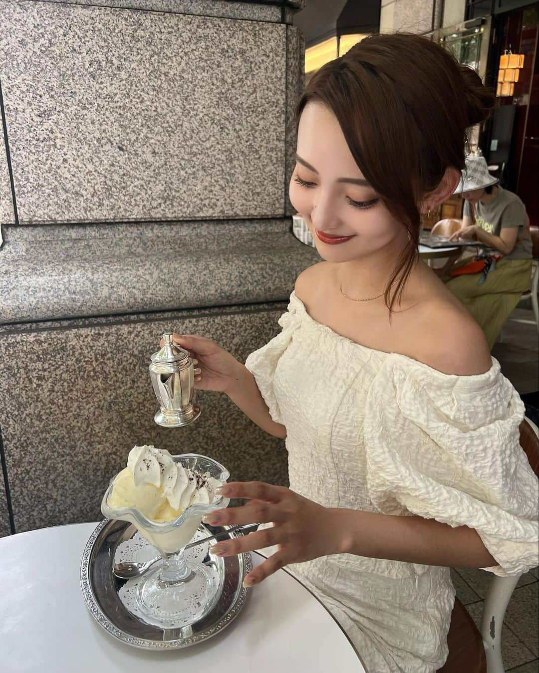 池田有里紗さんのインスタグラム写真 - (池田有里紗Instagram)「at caffera ☕️♡」7月15日 22時51分 ...