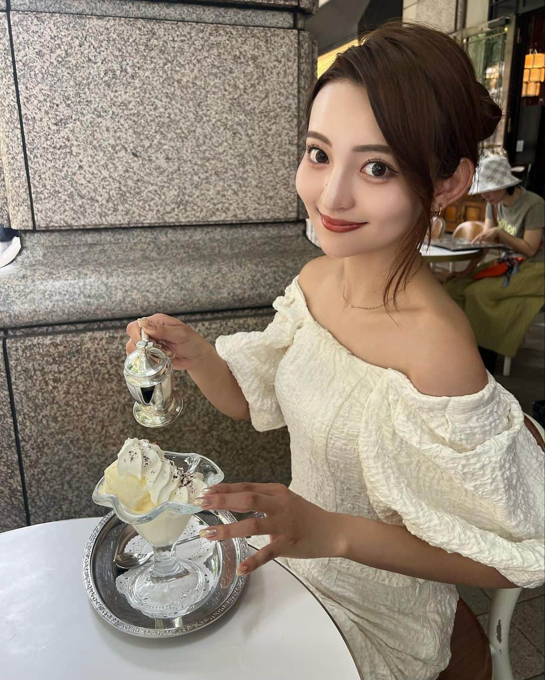 池田有里紗さんのインスタグラム写真 - (池田有里紗Instagram)「at caffera ☕️♡」7月15日 22時51分 ...