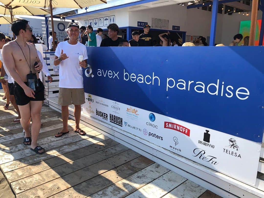 マーク・パンサーさんのインスタグラム写真 - (マーク・パンサーInstagram)「エイベックス海の家『AVEX BEACH PARADISE』めちゃめちゃ楽しかった！今度はプライベートで ...