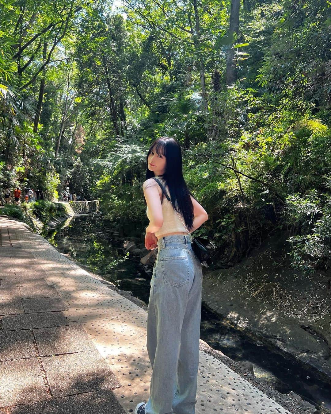 山本望叶さんのインスタグラム写真 - (山本望叶Instagram)「かき氷🍧冷たくてさいこうっ #ootd #code #コーデ #夏服コーデ #キャミソール #emoda #zara」8月 ...