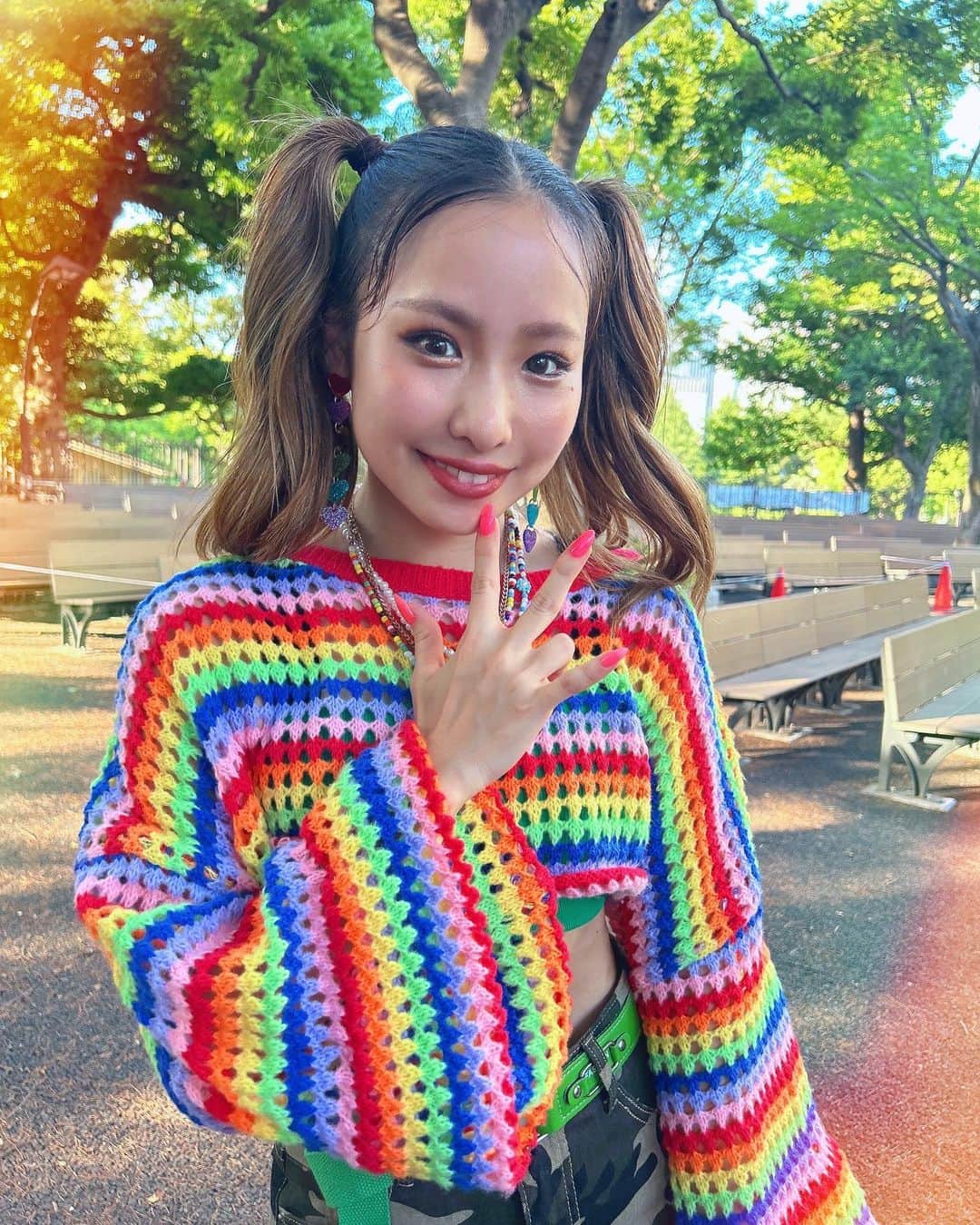 KAEDE さんのインスタグラム写真 - (KAEDE Instagram)「NEW🌈💚🌈💚」8月13日 16時52分 - chu_z_kaede