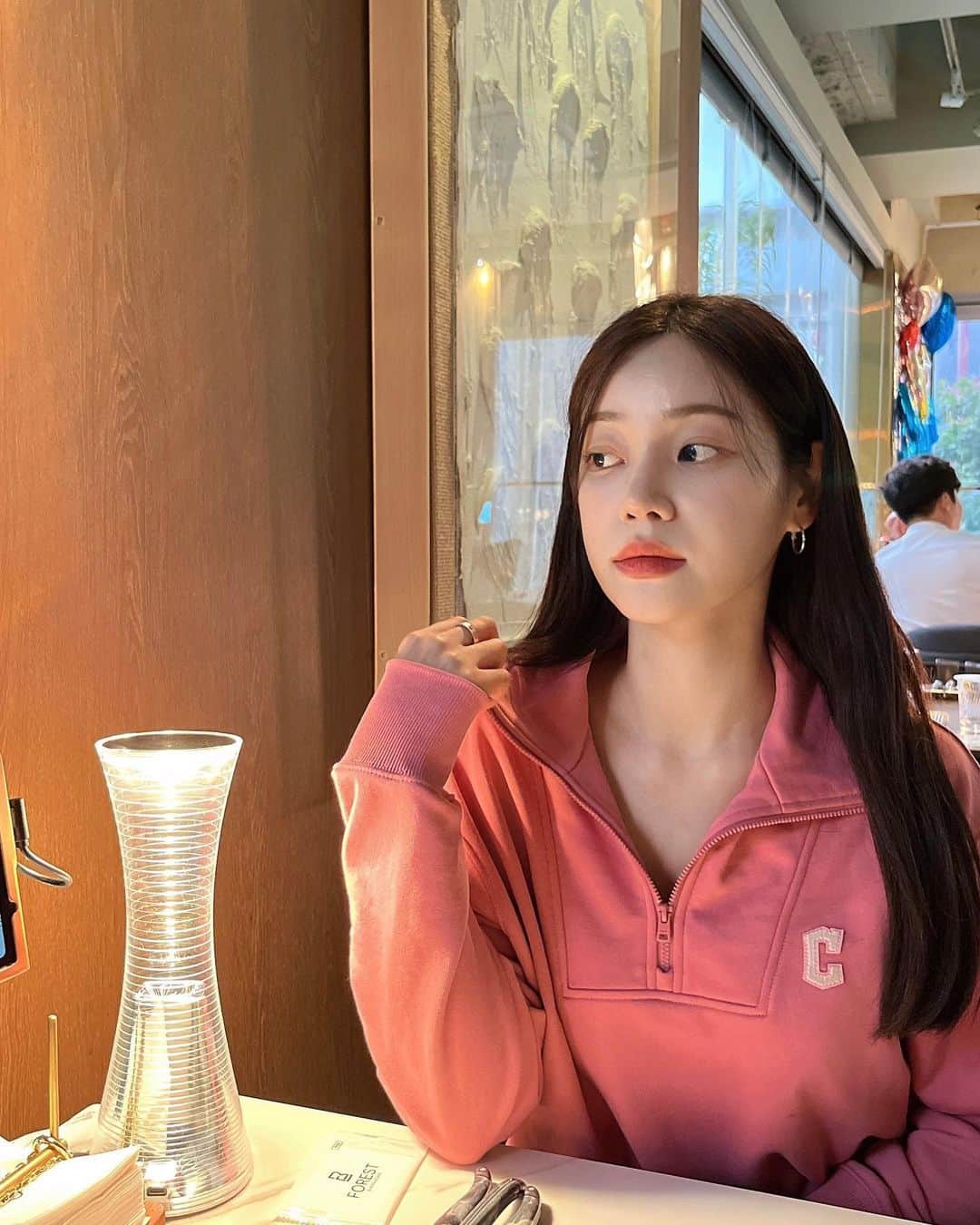 ユナさんのインスタグラム写真 ユナinstagram 「 유료광고 Mlb23fw 톤톤셋업💚💛 넘나 가볍고 편한 데일리 룩 🌸