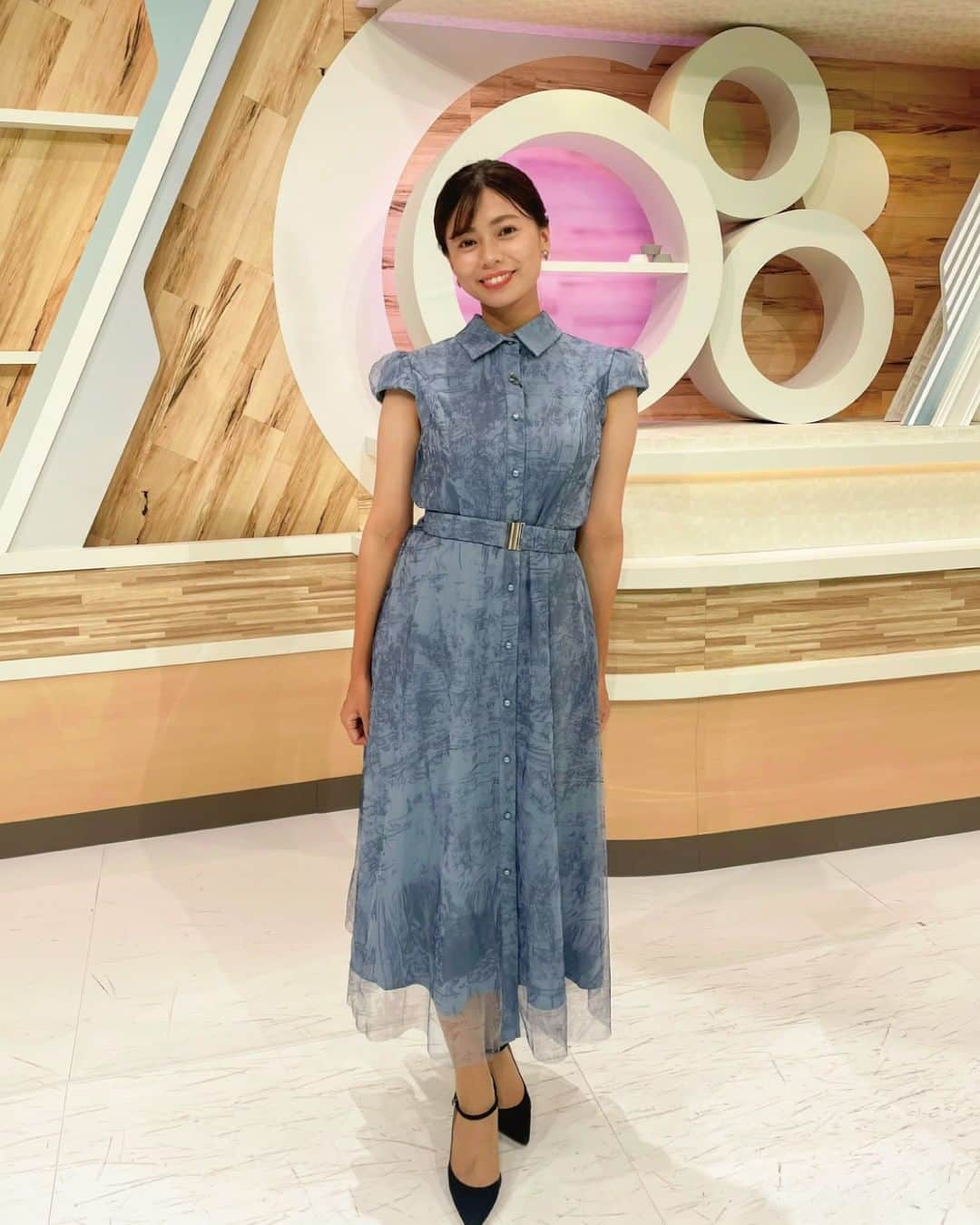 Ksbアナウンサーさんのインスタグラム写真 Ksbアナウンサーinstagram 「👗 「news Park Ksb」の衣装です。 今週