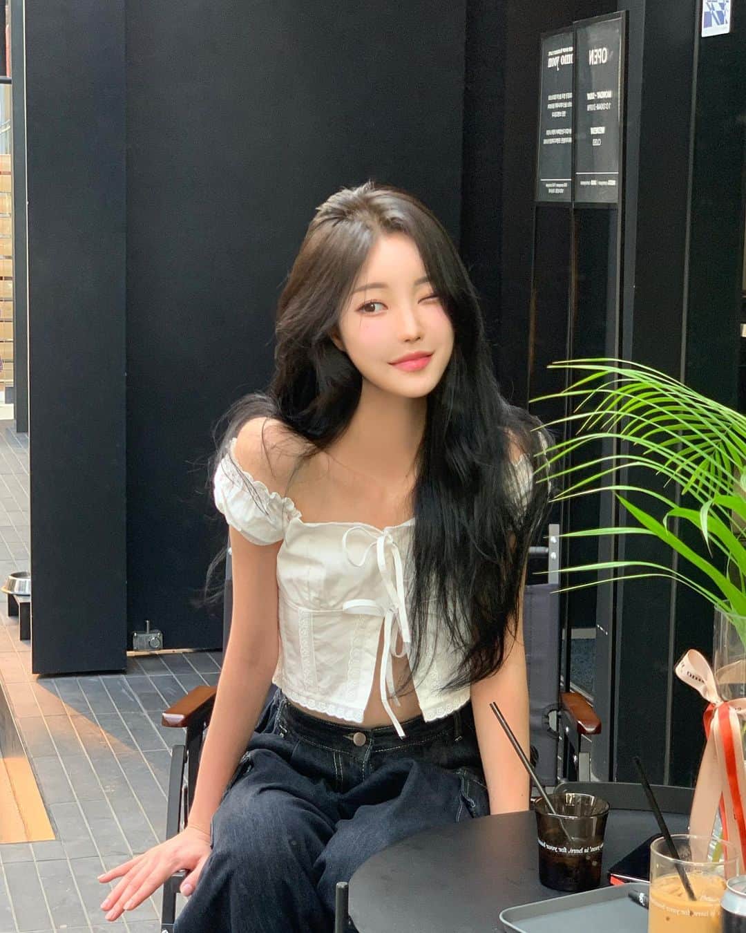 キム・ダビンさんのインスタグラム写真 - (キム・ダビンInstagram)「여름맛 서울숲 나들이 *.*🩵」7月23日 21時08分 ...