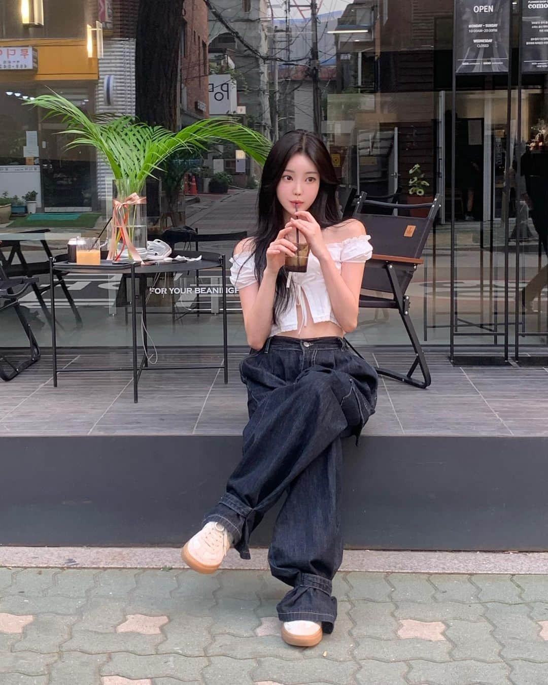 キム・ダビンさんのインスタグラム写真 - (キム・ダビンInstagram)「여름맛 서울숲 나들이 *.*🩵」7月23日 21時08分 ...