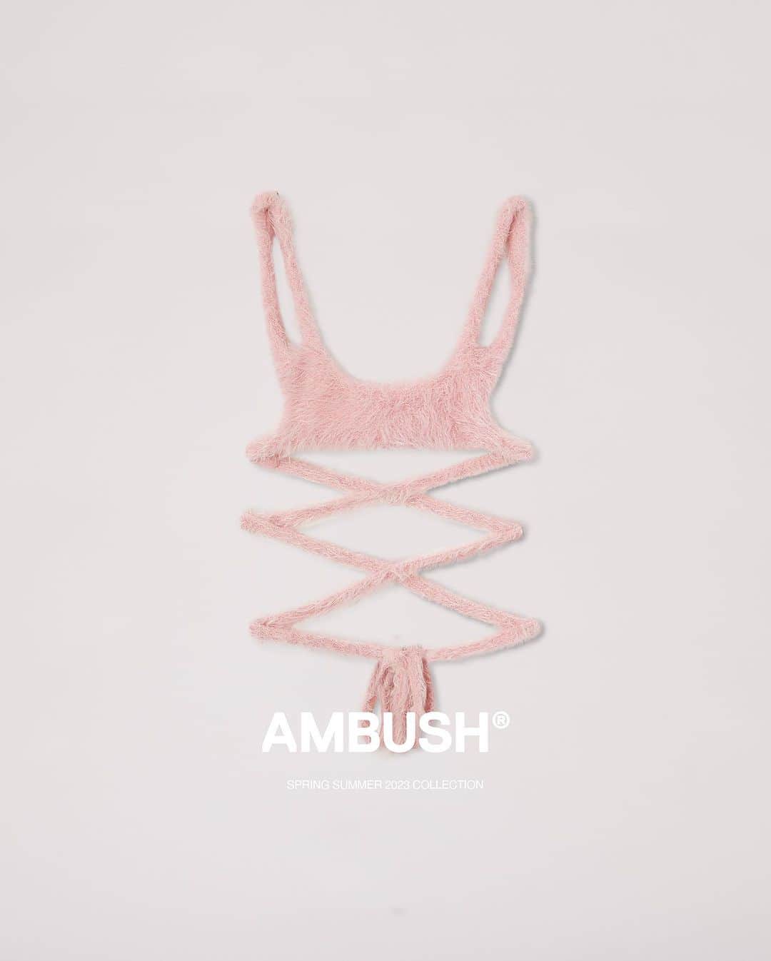 AMBUSHさんのインスタグラム写真 - (AMBUSHInstagram)「#AMBUSH FUR BACKLESS STRING BRA ...