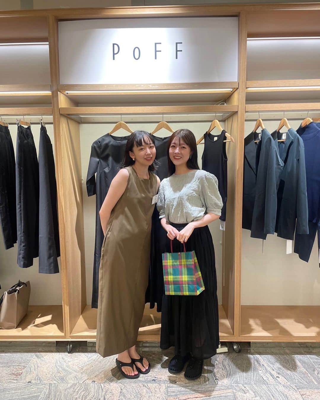 中西香菜さんのインスタグラム写真 - (中西香菜Instagram)「新宿伊勢丹で行われていた同期勝田里奈ちゃんのお洋服ブランドPoFFの ...