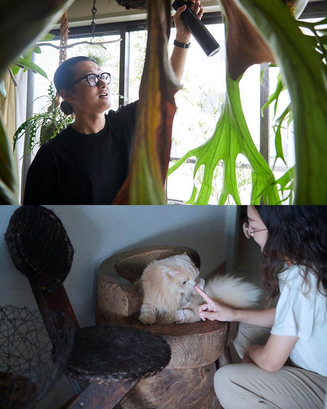 ZERO-CUBE+FUNさんのインスタグラム写真 - (ZERO-CUBE+FUNInstagram)「. モロッコラグの輸入販売兼、陶芸家アシスタントの鈴木茜さん・フリーランスヘアメイクの ...