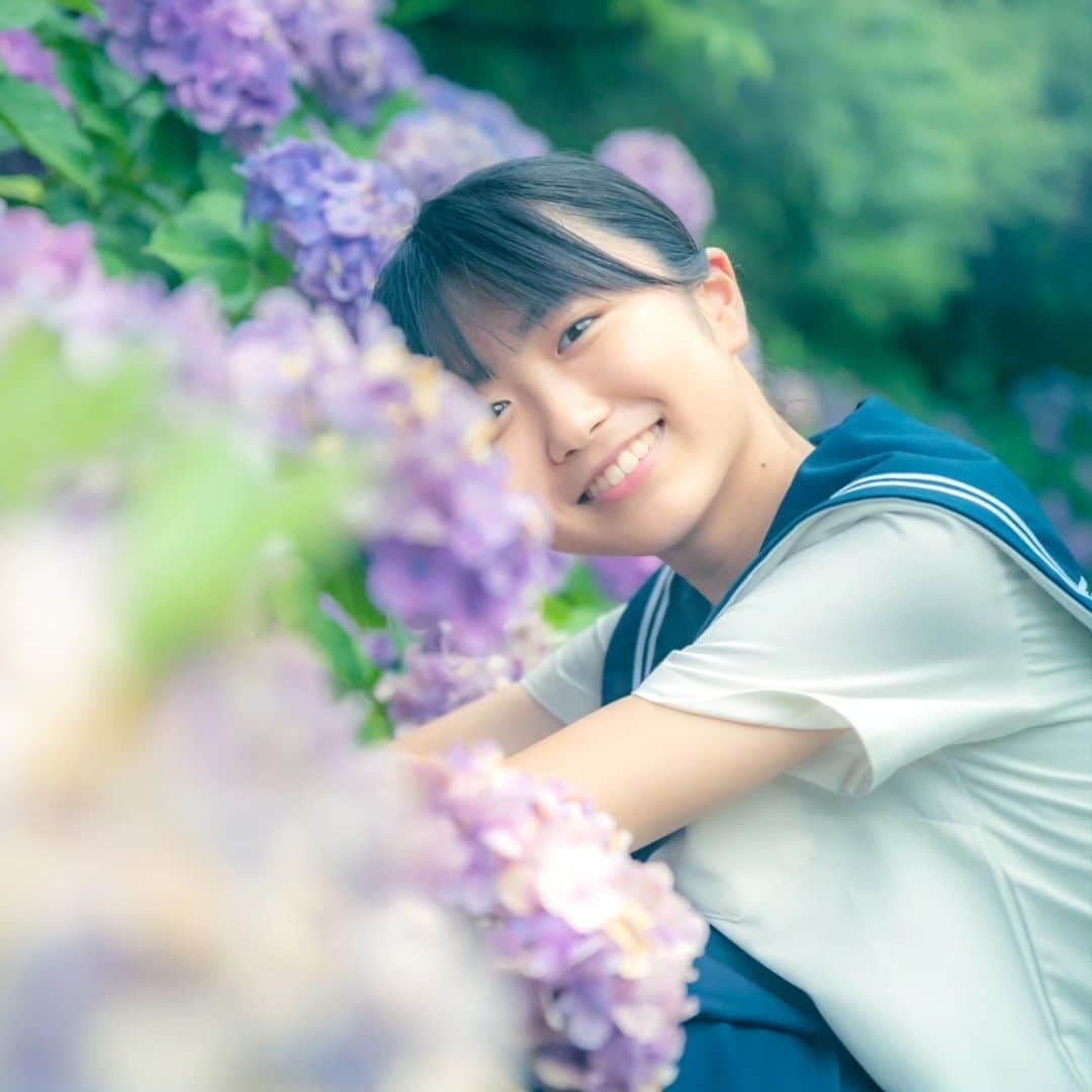 西川実花さんのインスタグラム写真 - (西川実花Instagram)「もう夏ですが、紫陽花の時期の写真です☺️笑 紫陽花とっても綺麗でした ...