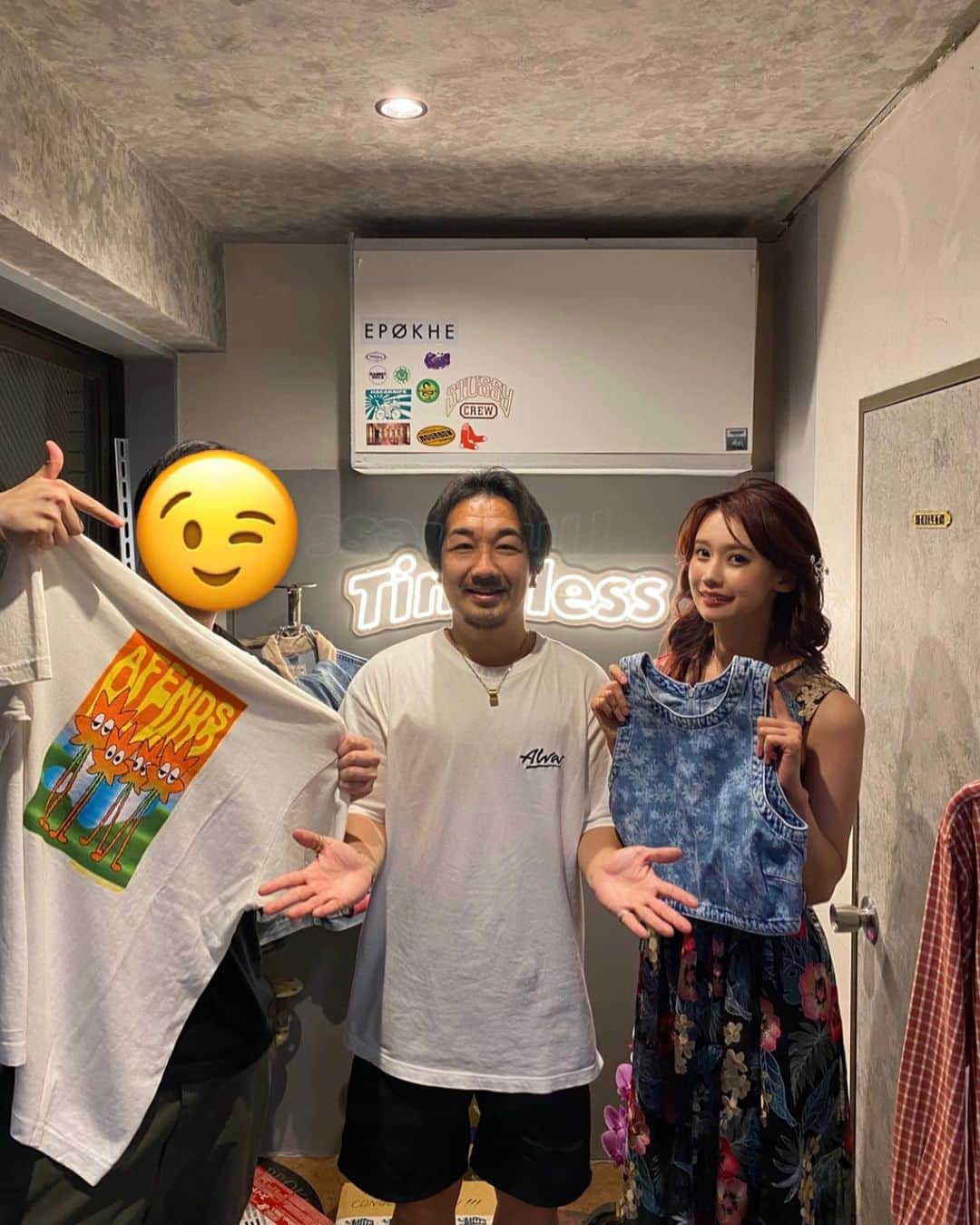 相原美咲さんのインスタグラム写真 - (相原美咲Instagram)「昨日はお兄ちゃんと2人でお世話になってる美容師の @hiroshishimizu10 さんが お洋服屋さんをだしたので ...
