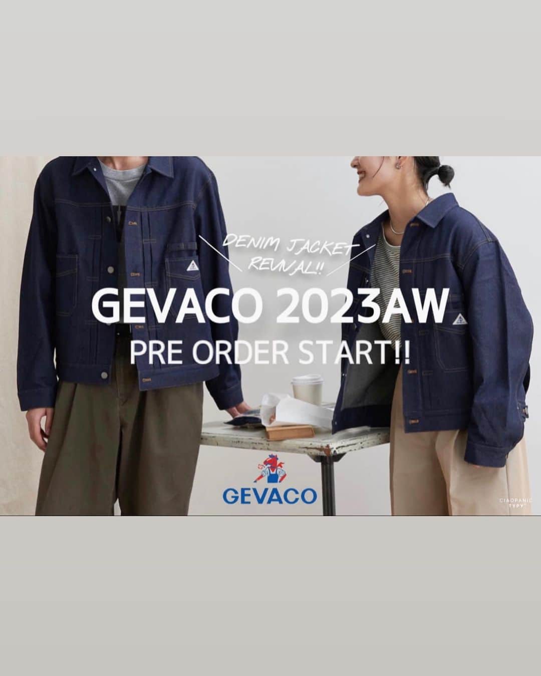 CIAOPANIC TYPYさんのインスタグラム写真 - (CIAOPANIC TYPYInstagram)「【GEVACO】2023AW予約 ...