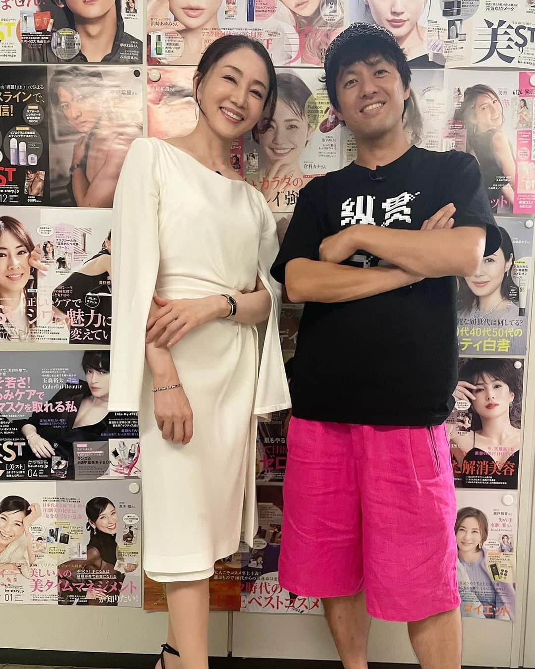 坂村かおるさんのインスタグラム写真 - (坂村かおるInstagram)「竹内亮さんと奥様が製作する「日本“一”縦断」番組に「美魔女の代表」と ...