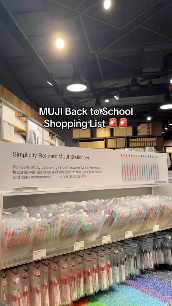 MUJI USAさんのインスタグラム動画 - (MUJI USAInstagram)「It’s our favorite time of year: Back to School Season ...