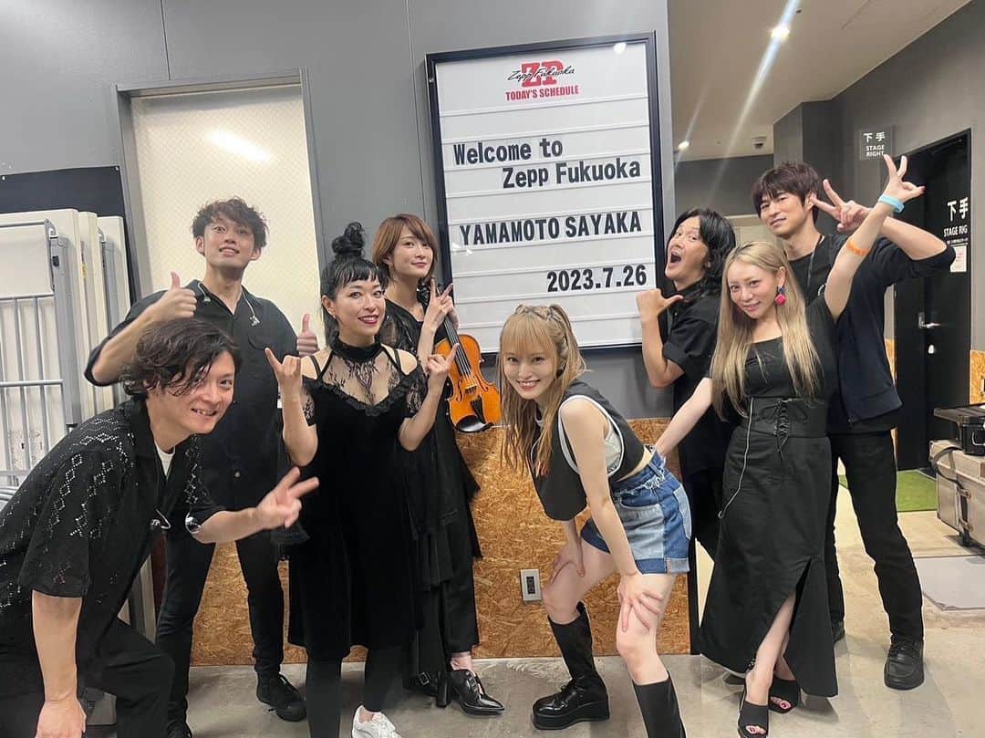 AYASAさんのインスタグラム写真 - (AYASAInstagram)「🎸 SAYAKA YAMAMOTO LIVE TOUR 2023 -＆- @ Zepp Fukuoka (2023. ...
