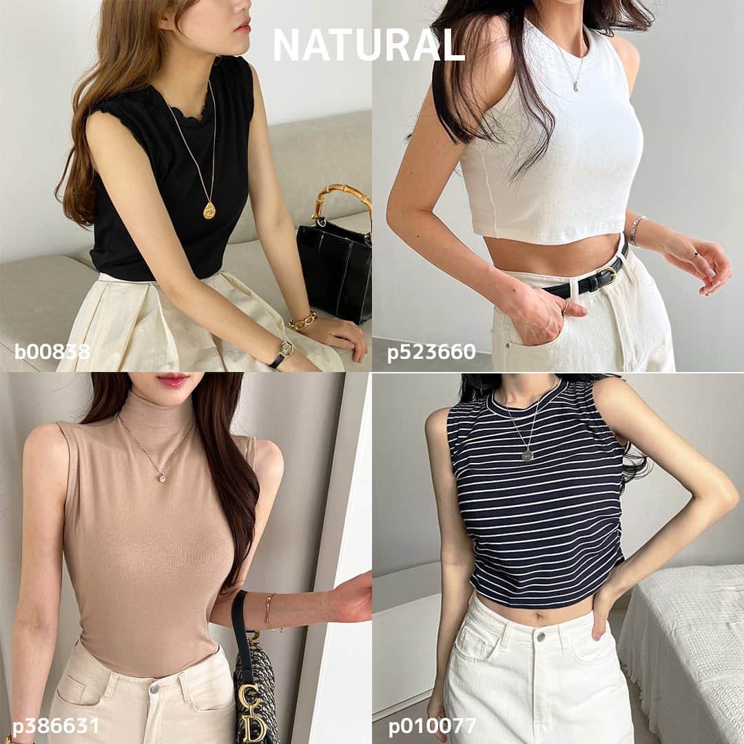 DHOLICさんのインスタグラム写真 - (DHOLICInstagram)「【骨格別】タンクトップ＆キャミソール特集📖 DHOLICサイト内【Magazine】で特集中‼️ 『骨格別 タンク ...