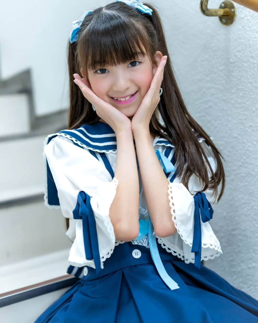 中井結々さんのインスタグラム写真 - (中井結々Instagram)「💙お写真💙 いつもありがとうございます💕 この日のゆゆ💙 心から楽しいって お顔してる～☺🎵 #夢アドシトロン🍋 #夢アド ...