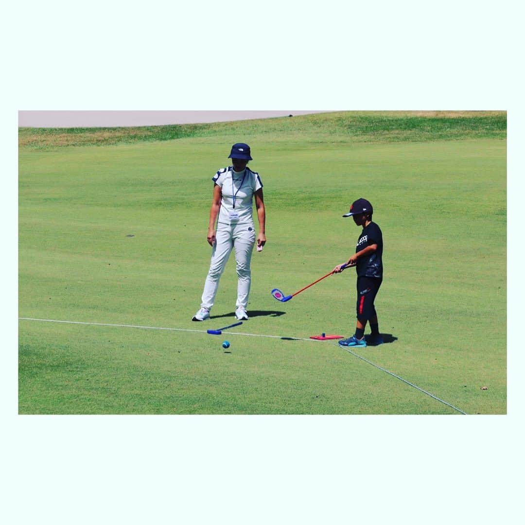 下村真由美さんのインスタグラム写真 - (下村真由美Instagram)「第2回スナッグゴルフイベント【MAST GOLF@スリーハンドレッドクラブ】が茅ヶ崎市の小学生約30名対象に夏休み企画 ...