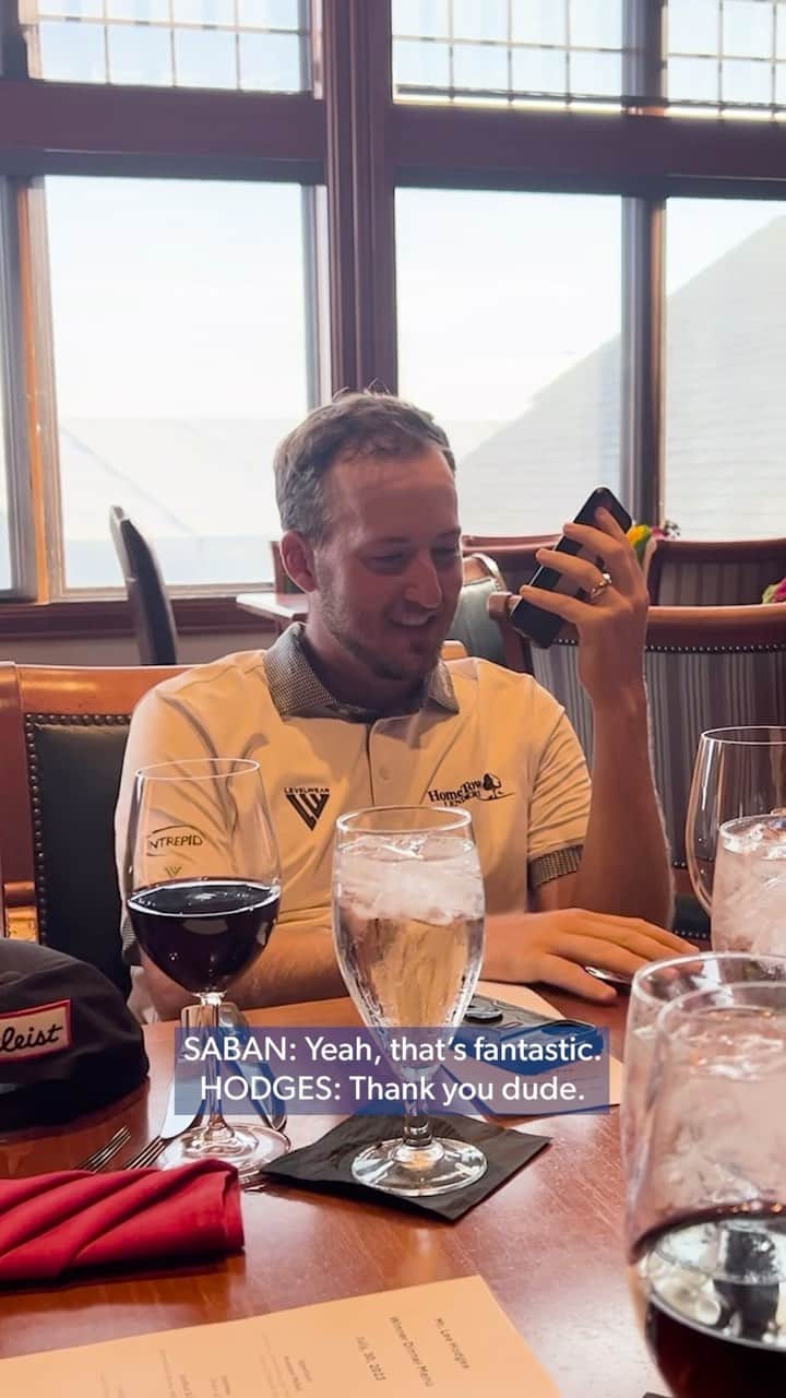 PGA TOURさんのインスタグラム動画 - (PGA TOURInstagram)「Coach Saban called ...