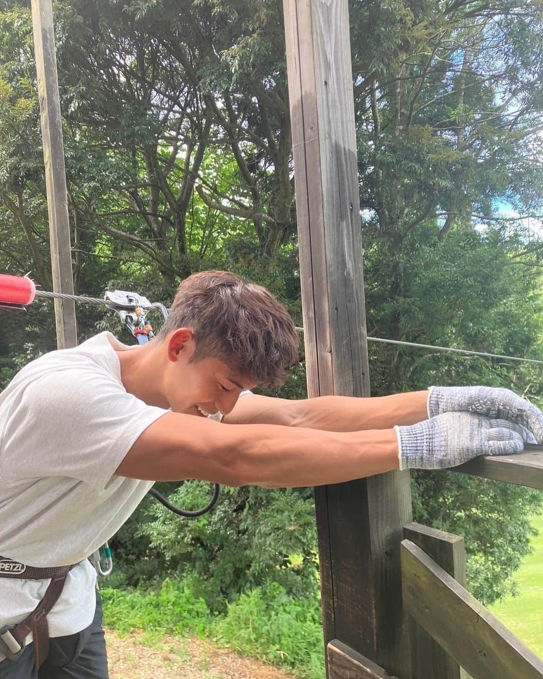 TBS「Nスタ」さんのインスタグラム写真 - (TBS「Nスタ」Instagram)「昨日のすたすた中継🚶は リソルの森「ターザニア」からお伝えしました🍃 大自然の中を滑り降りるジップラインや ...