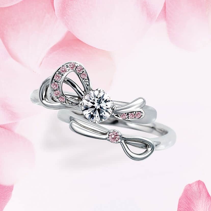 Cafe Ringさんのインスタグラム写真 - (Cafe RingInstagram)「8/1より、長崎県の取扱店「永田宝石店 佐世保店」 @nagatajewelry にて、ピンク ...